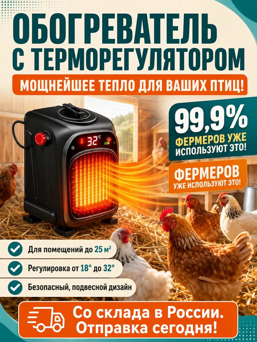 Лампа для цыплят для обогрева
