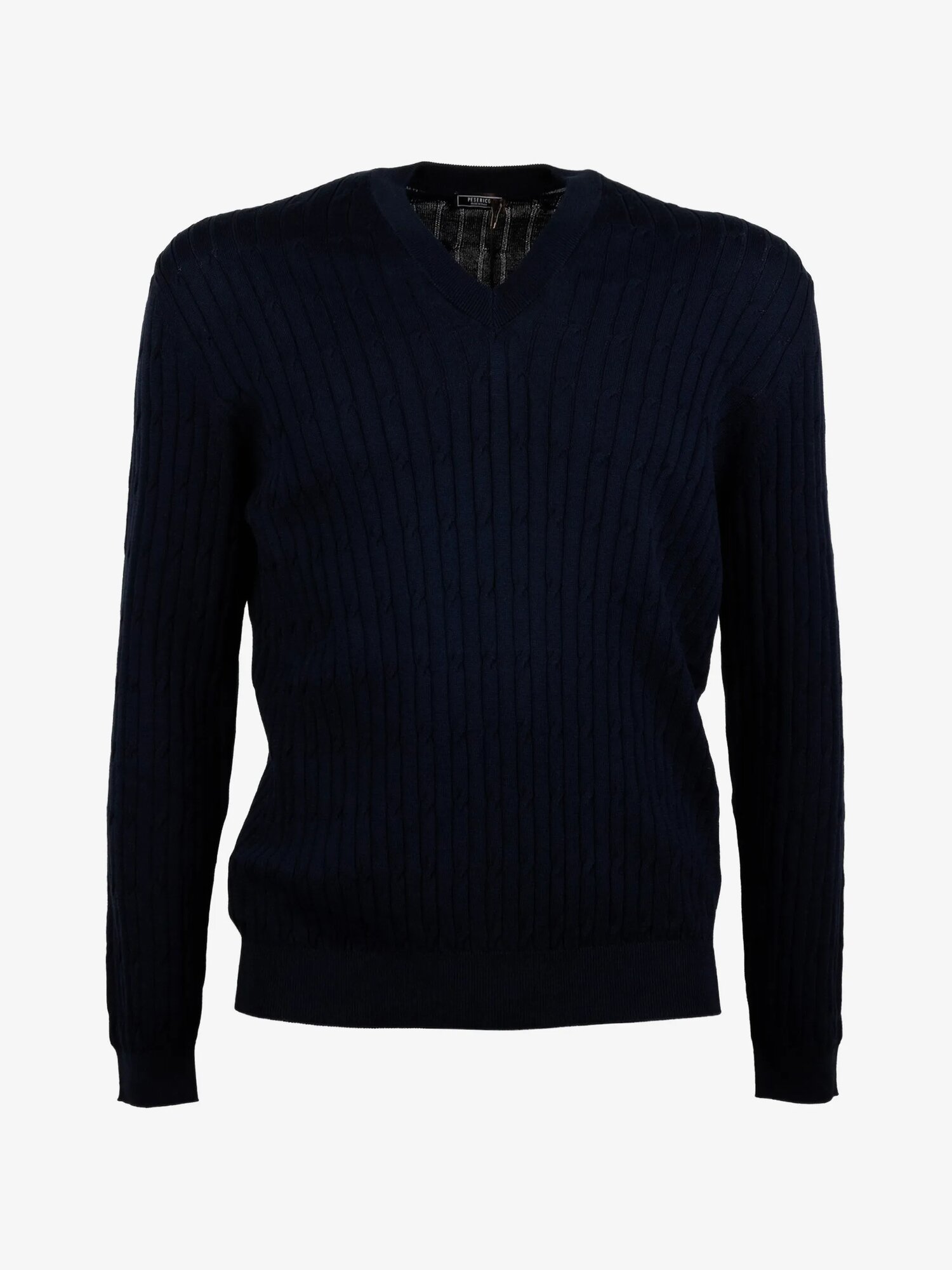 Свитер Cable knit v-neck sweater