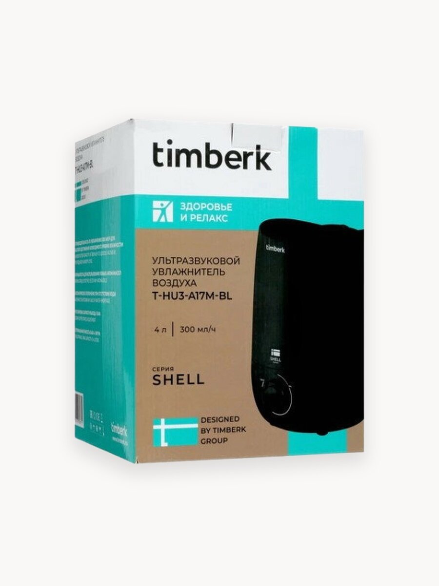 Увлажнитель воздуха Timberk 4 л верхний залив воды T-HU3-A17M-BL