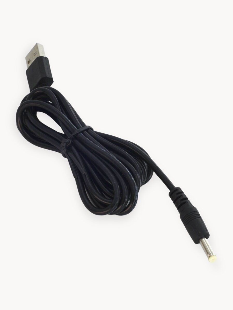 Кабель питания USB 4.0x1.7 мм для приставок Sony, тонометров и цифровых книг. 180см.