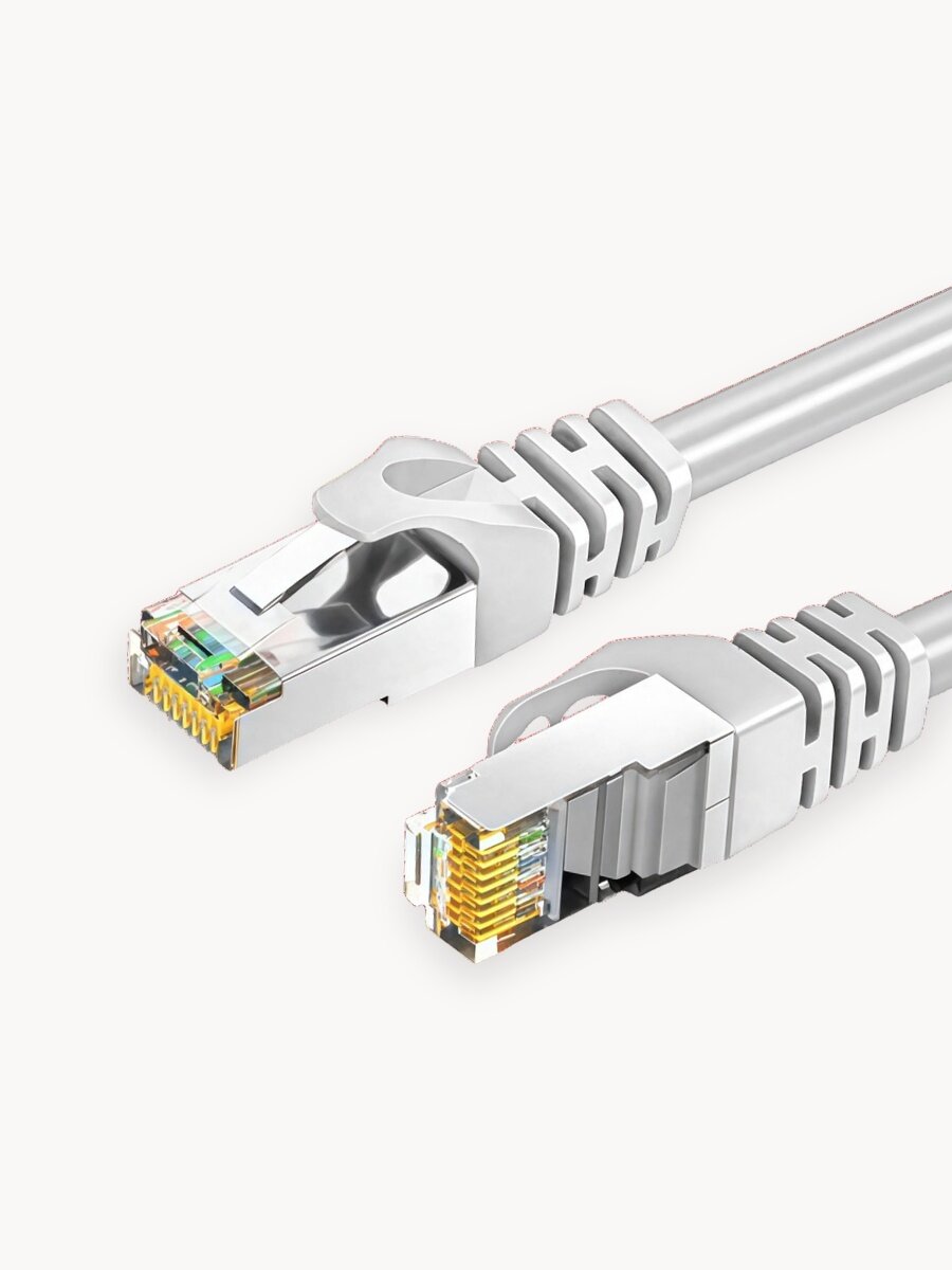 Патч корд 2 м кат 6, интернет кабель RJ45 Cat.6 UTP, сетевой Ethernet Lan для соединения интернета роутера, витая пара