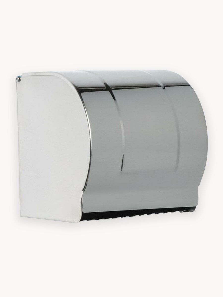 Держатель для туалетной бумаги, без втулки 12×12,5×12 см, цвет хром зеркальный