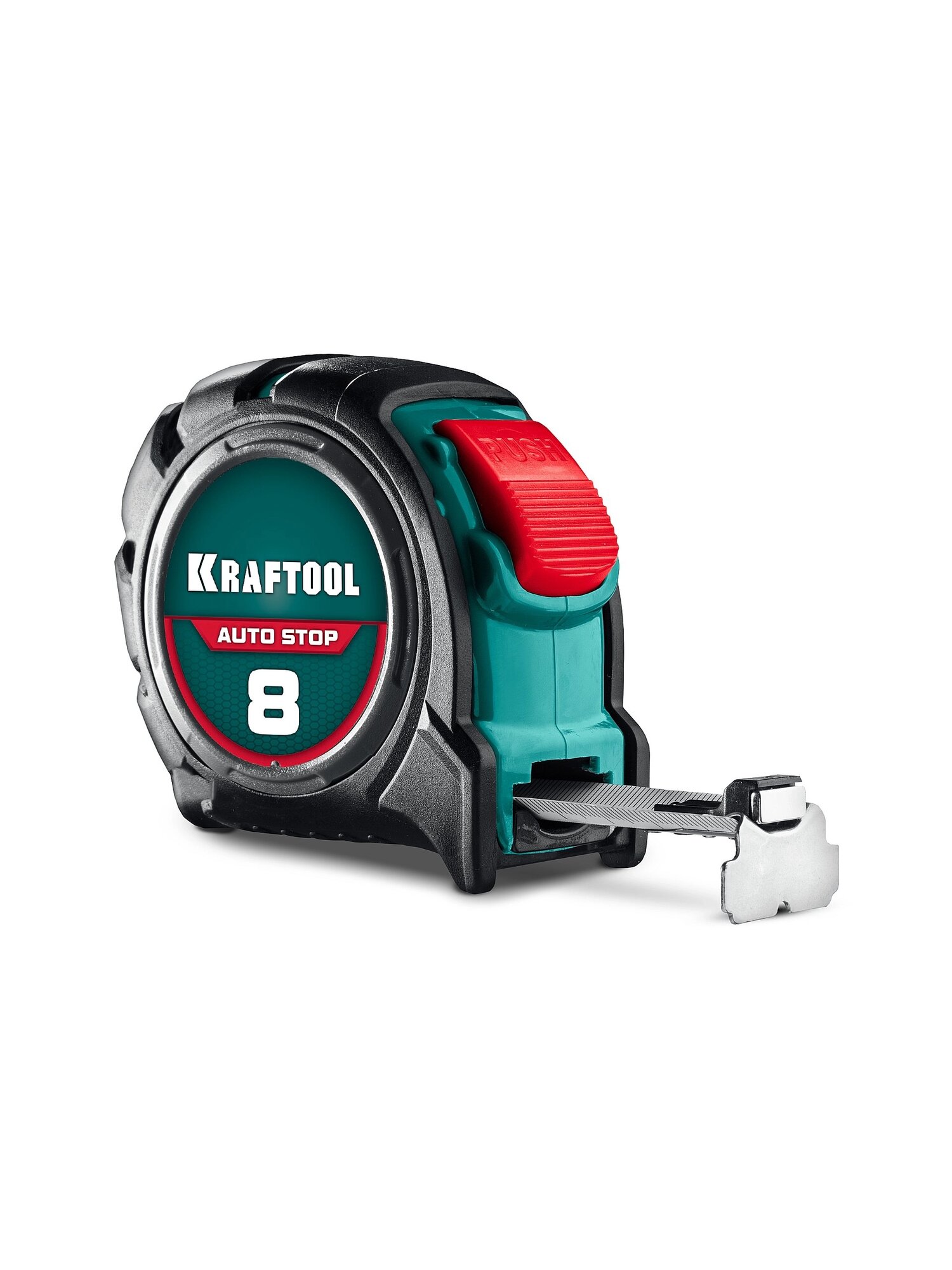 Профессиональная рулетка с автостопом KRAFTOOL AutoStop 8м х 25мм
