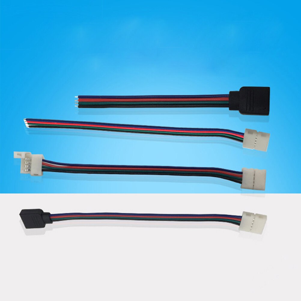 Коннектор Для Ленты RGB 4 Пин 5050/3528/5630 10 Мм 4 Штуки 17.00X1.50X1.00Cm