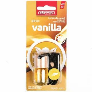 Ароматизатор воздуха подвесной бутылочка Aqua.series Vanilla 4,5мл; SKYWAY