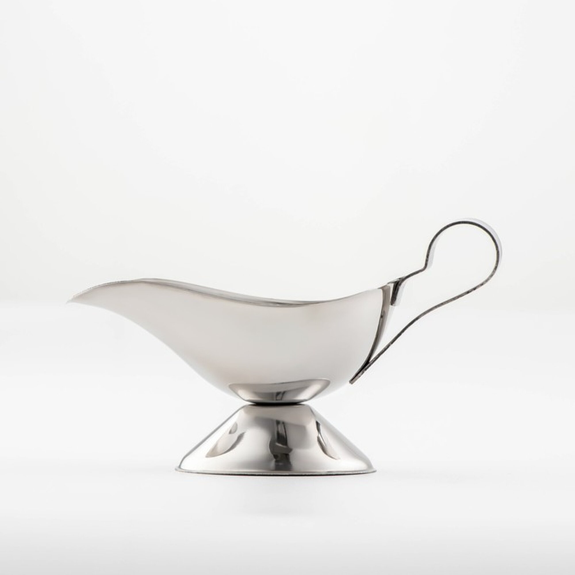 Соусник SKYPHOS, с ручкой, нержавеющая сталь, 80 мл, серебристый