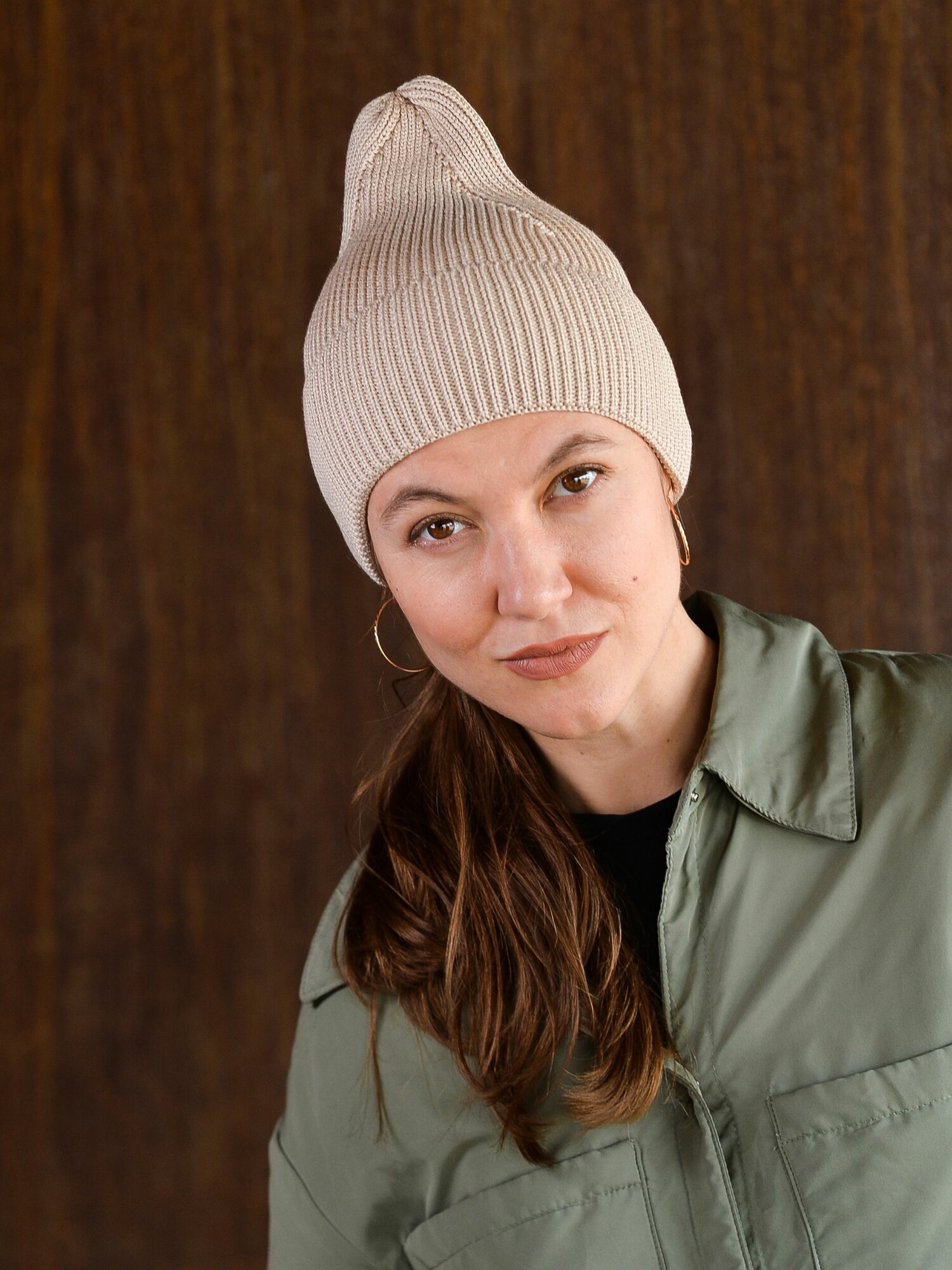 Шапка-бини Весна-лето 2025 для женщин