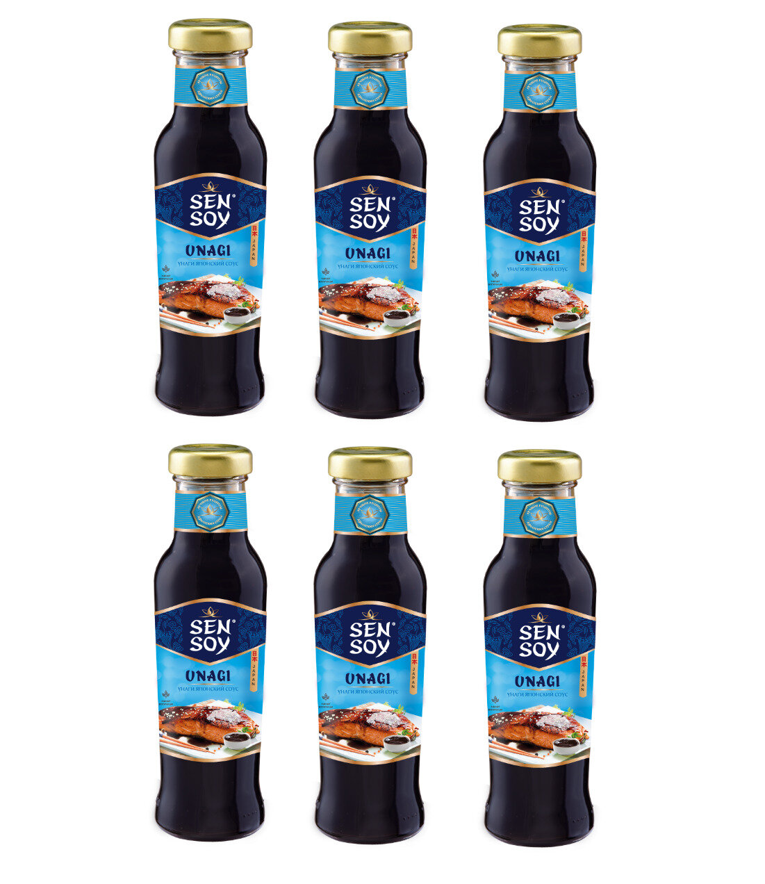 Sen Soy Premium Унаги соус набор из 6 шт по 320 гр (1920 гр)