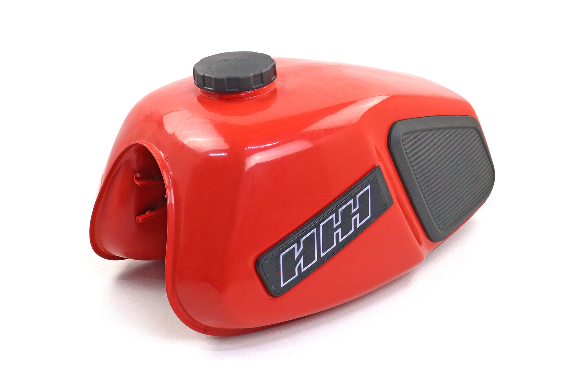 Бензобак ИЖ-5 (реставрированный) с резинками, эмблемой и крышкой бензобака