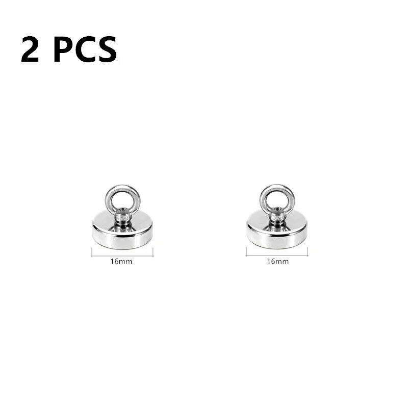 Неодимовые рыболовные магниты 2 Pcs D16 Rally 5kg