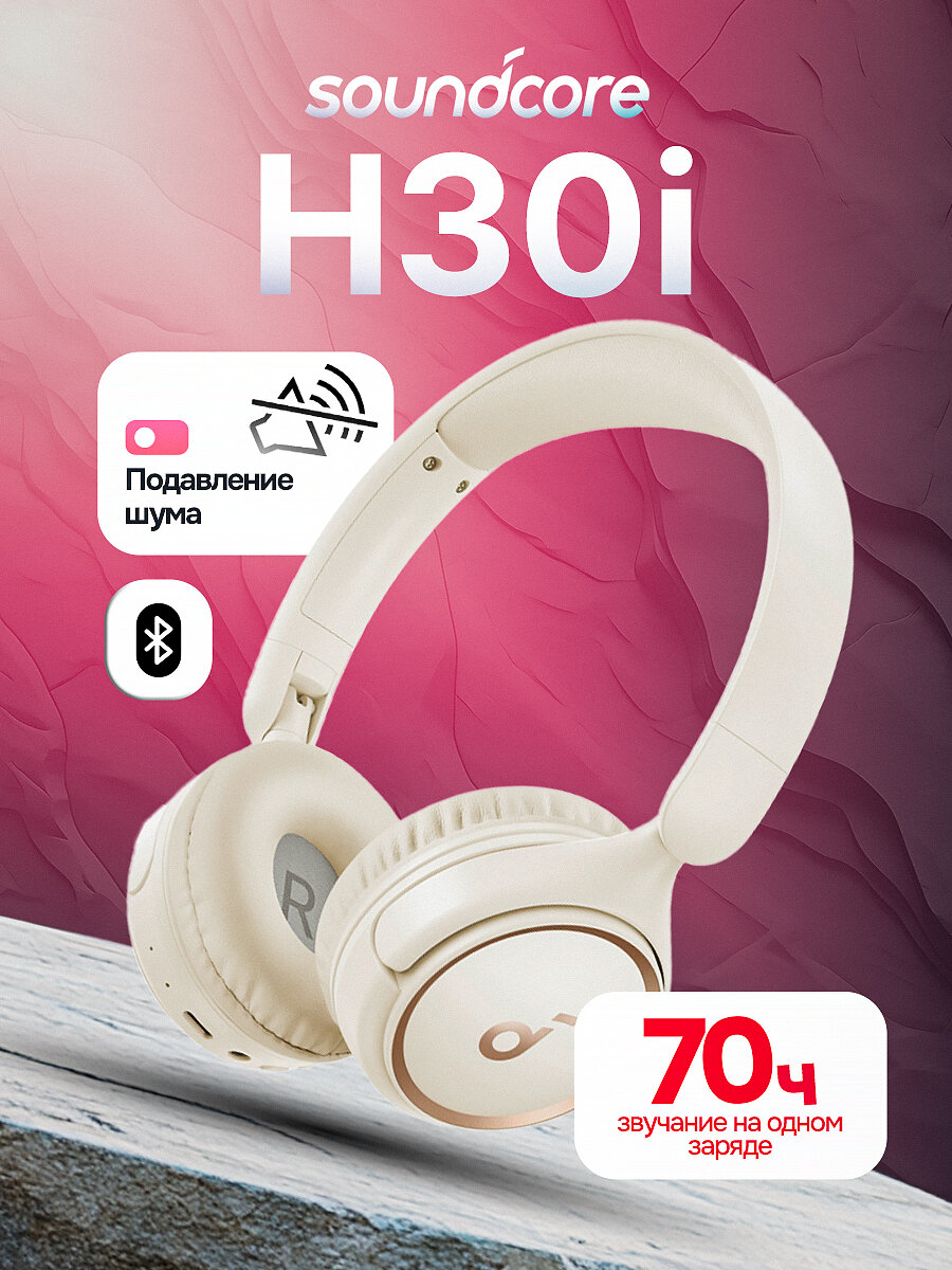 Наушники Anker Soundcore H30i Черные