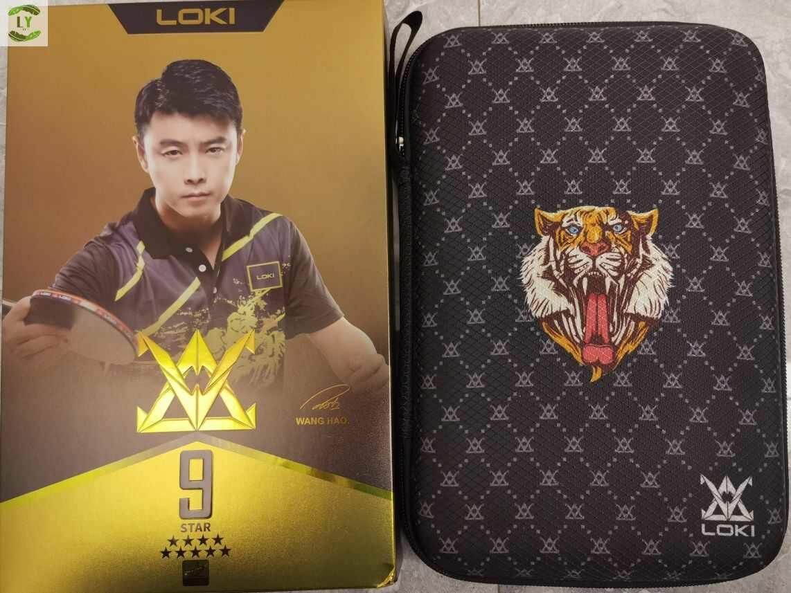 Ракетка для настольного тенниса LOKI E9 Arthur Star, 9 звезд, FL, ALL+, Содержит чехол для ракетки