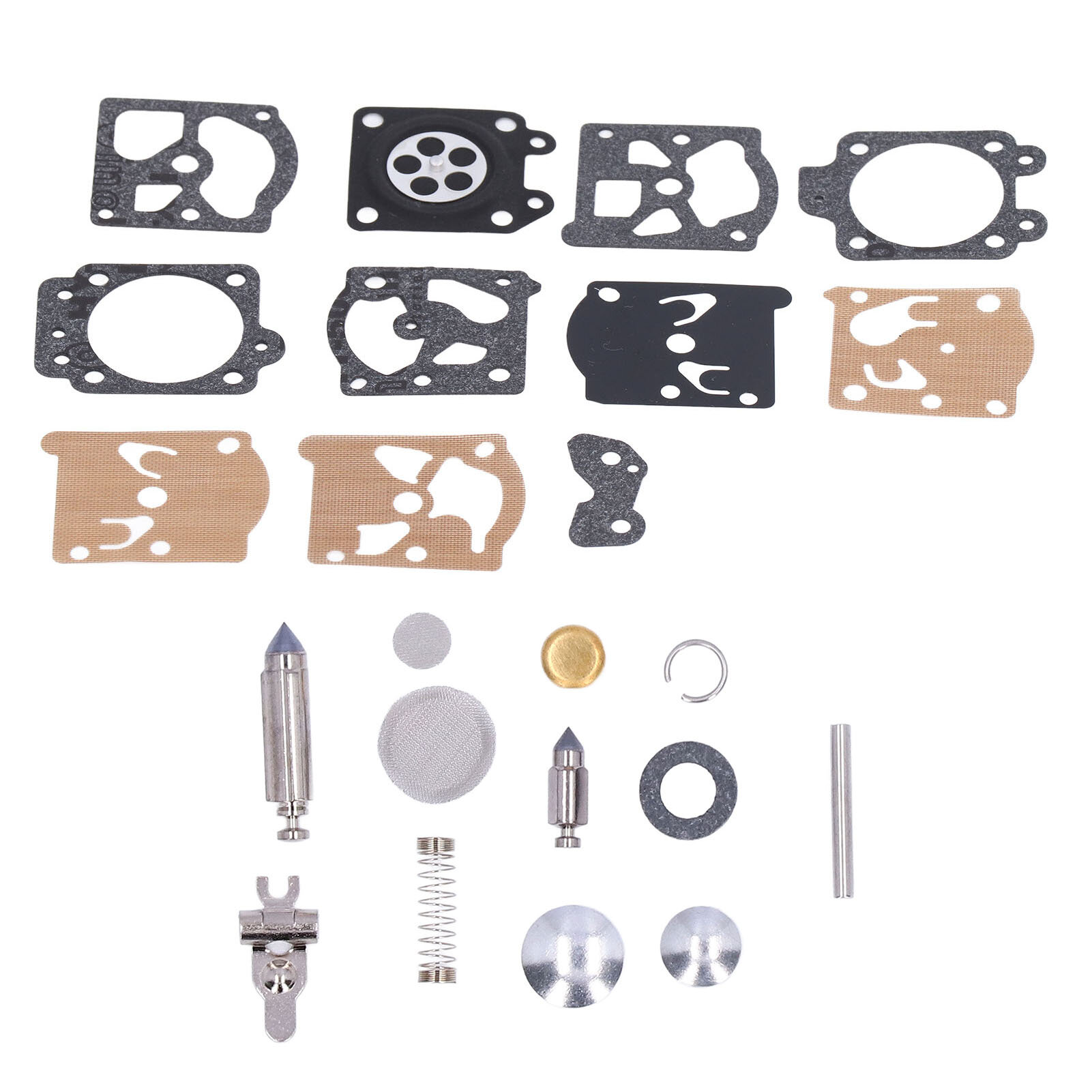 2 комплекта карбюратора, ремонтный комплект для ремонта садовой бензопилы для Walbro K20 WA WT
