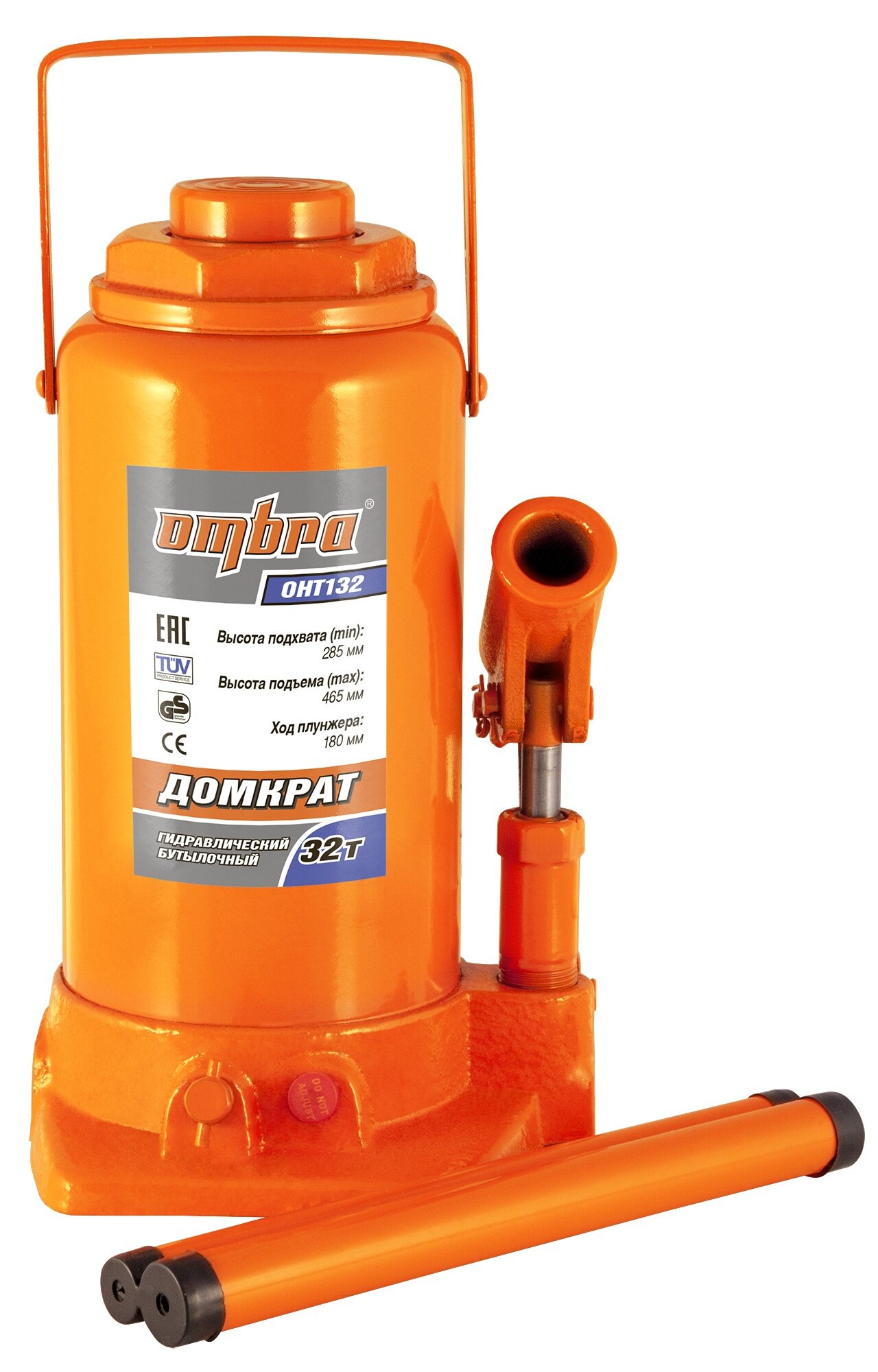 Домкрат гидравлический профессиональный 32 т, 285-465 мм OMBRA