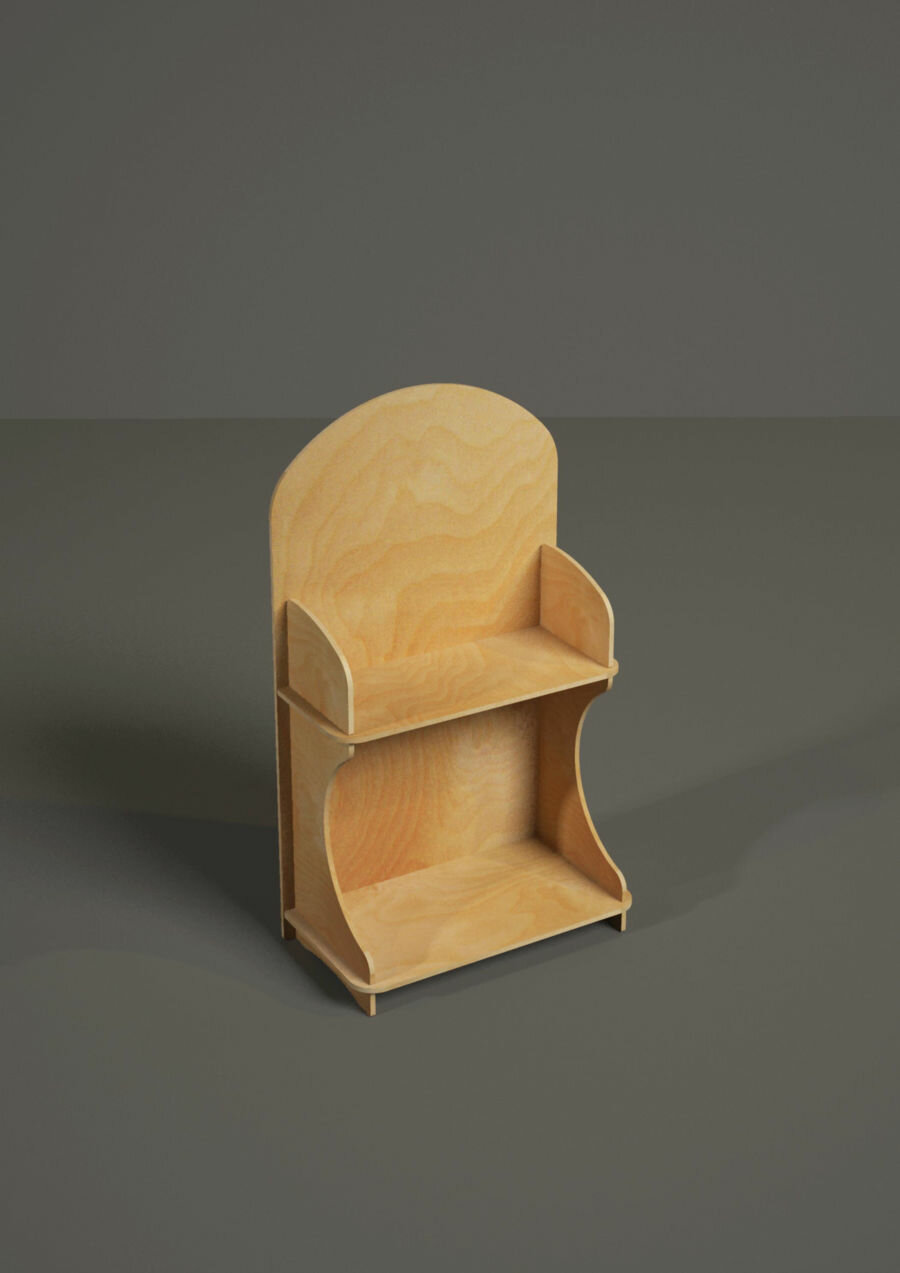 Горка-этажерка из фанеры "POSMA" ФФ №47. Производитель товара - компания Westcom.