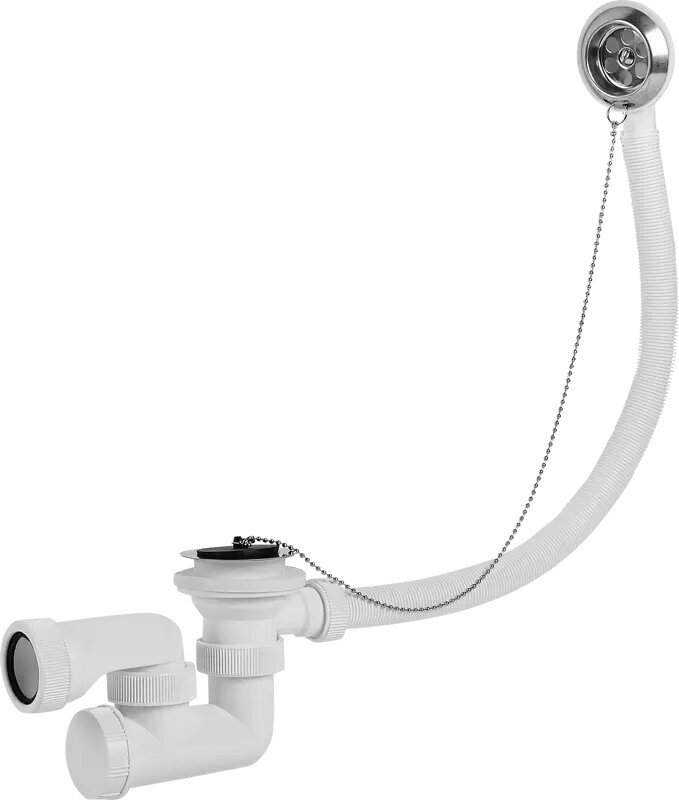 Сифон для ванны Equation с выпуском с ревизией
