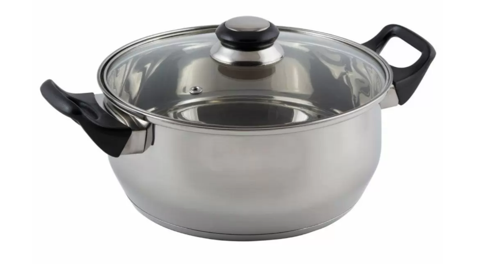 Mallony BAK--04 (004283), Кастрюля 3,9л; 32*15 см; из нержавеющей стали; стеклянная крышка