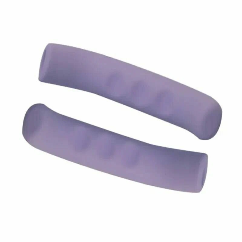 Чехлы силиконовые на ручки тормоза велосипеда, электросамоката, комплект 1 пара, цвет сиреневый