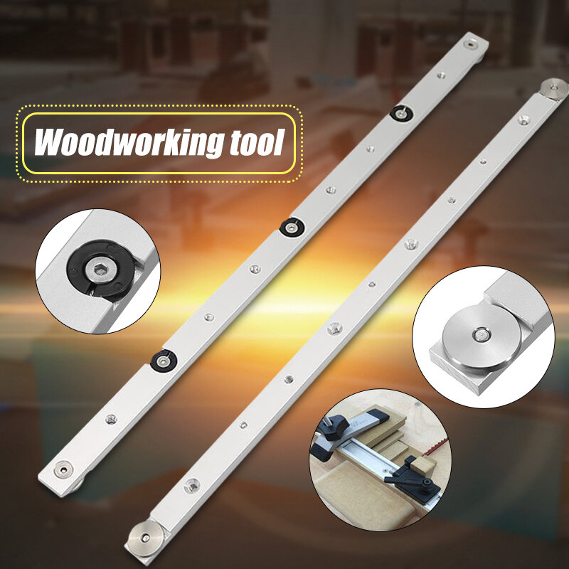 Полезные инструменты 450 мм алюминиевый сплав рельса торцовочная планка слайдер настольная пила измерительный стержень деревообрабатывающий инструмент щепка