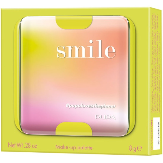 Тени для век Pupa Life in Color S, Палетка для макияжа, 003 Smile