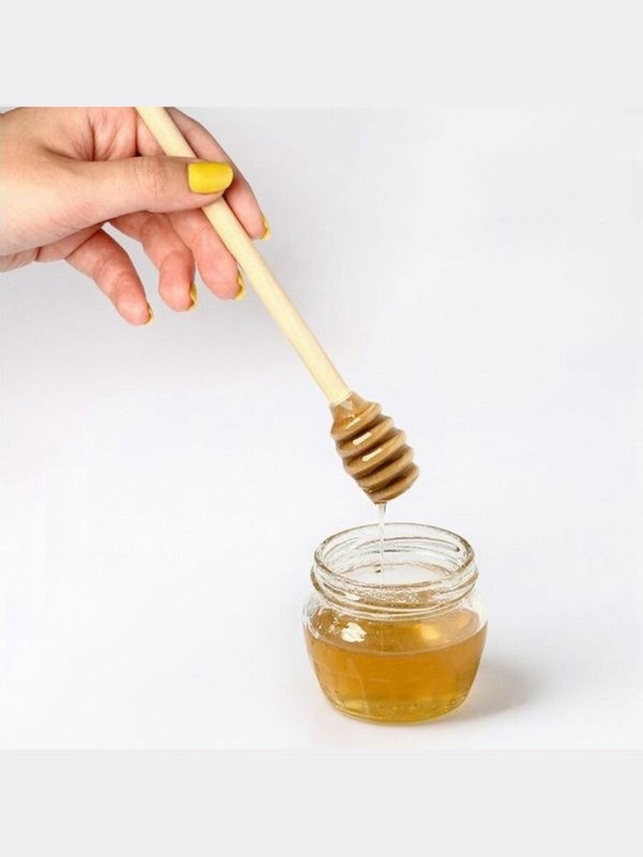 Ложка для меда ЛМ02 из березы