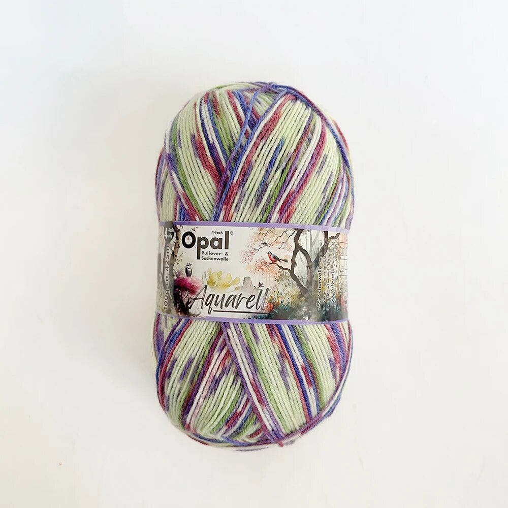 Пряжа Aquarell 4-х нитка опальная шерстяная 75% шерсть 25% полиамид