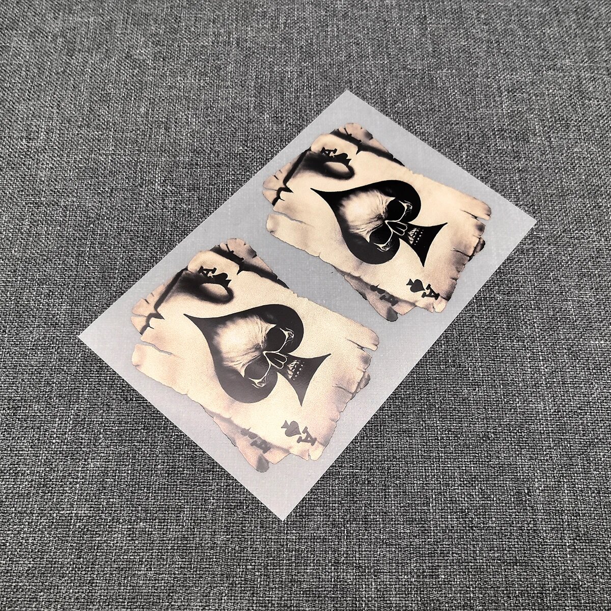 2 шт, наклейка с черепом, задница, карты, мотоциклетная наклейка, бак, байкерские наклейки на заказ, аксессуары для мотоциклов