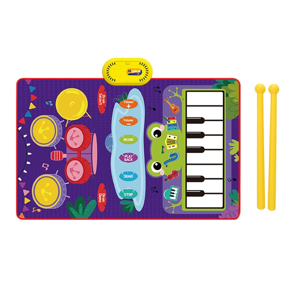 Барабанный Коврик Для Фортепиано Развивающая Детская Игрушка Для Начинающих Музыкальные Инструменты Подарок На День Рождения Забавный Коврик Для Фортепиано Раннее Образование