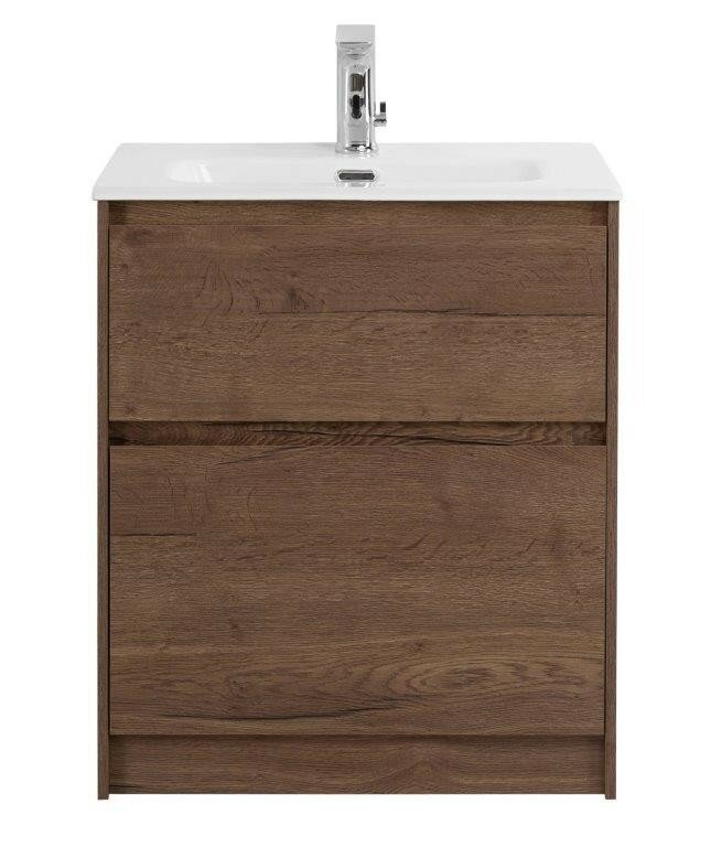 База под раковину напольная BelBagno KRAFT39-500/390-2C-PIA-RT Rovere Tabacco