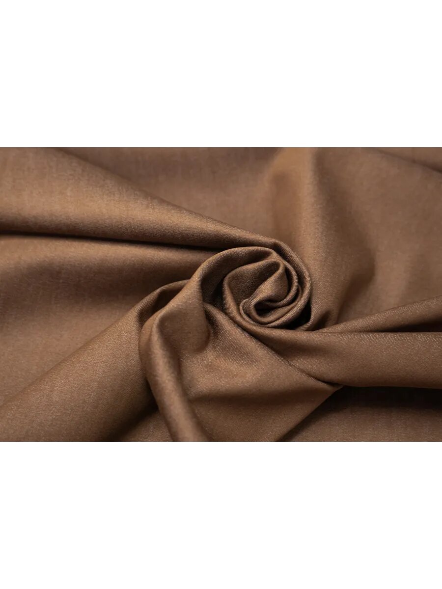 Ткань Хлопок под джинс тонкий коричневый