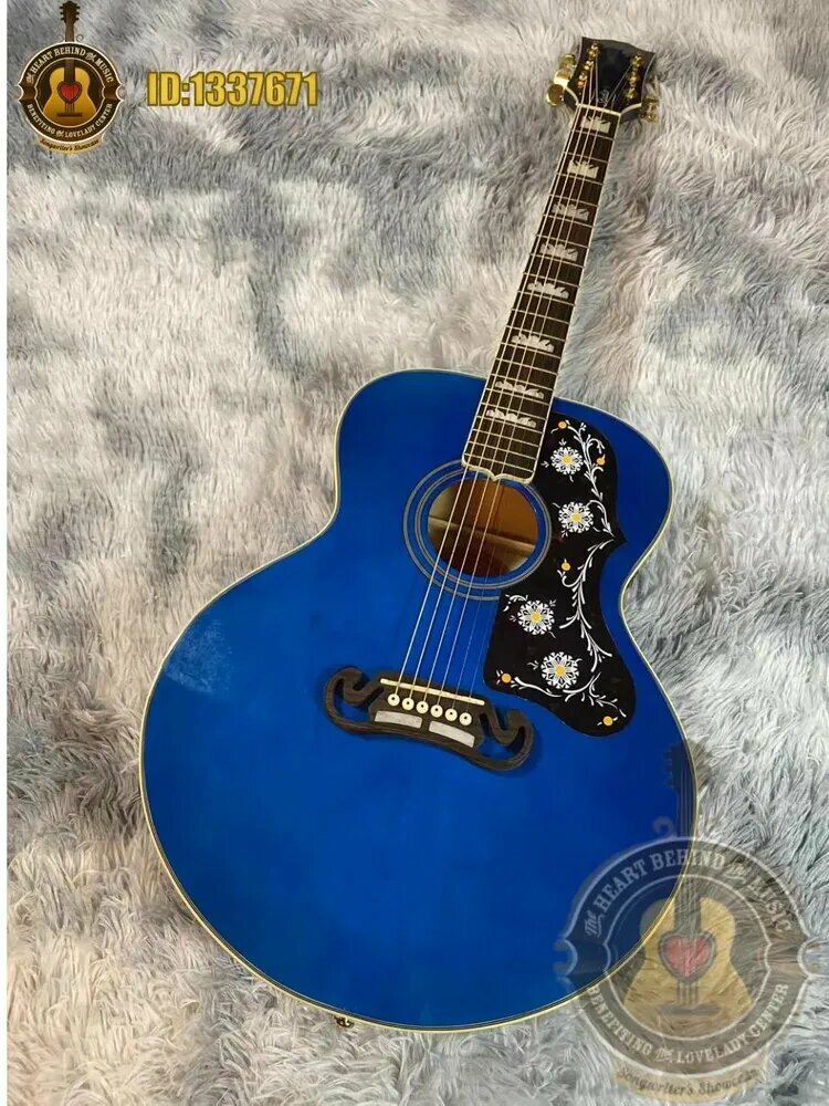 Акустическая гитара Gibsn Sj200 6-струнная, корпус Ель 38"