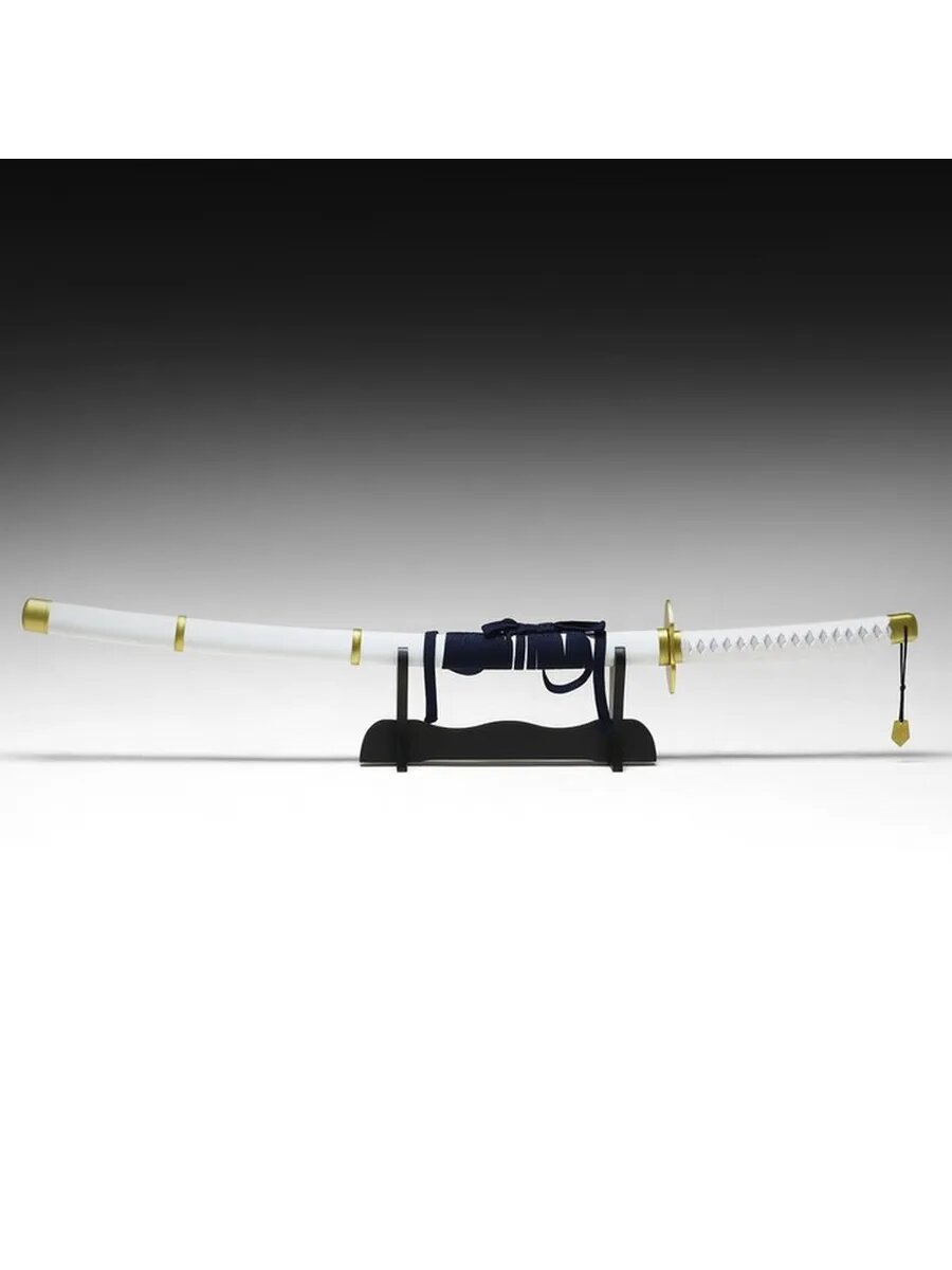 Элегантная сувенирная катана с белым клинком