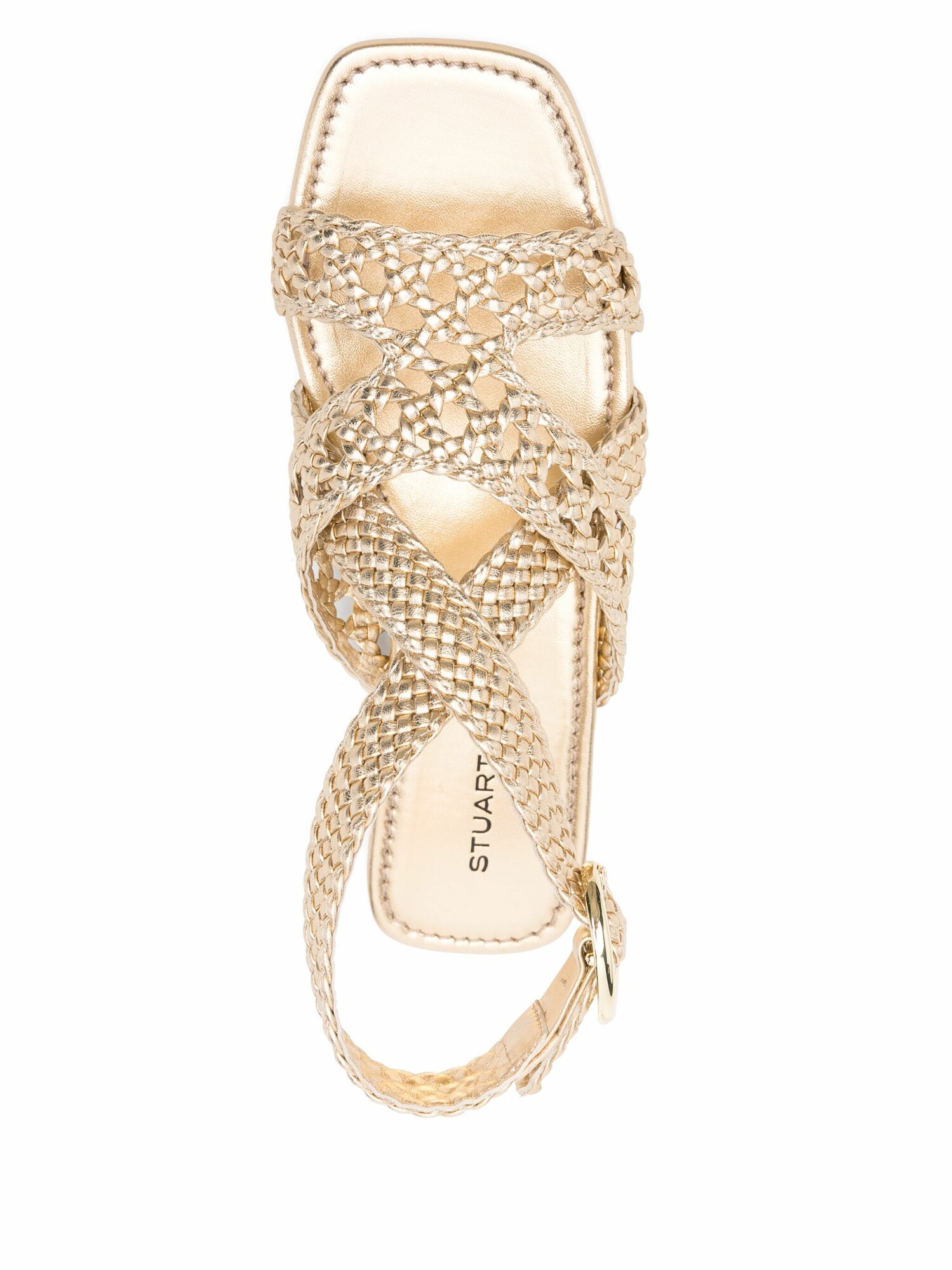 Сандалии Stuart Weitzman, размер 36.5, золотистый — фото 1