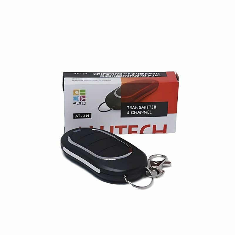 Пульт дистанционного управления Alutech AT4N, 4 кнопки, питание 12В, дальность до 50 м