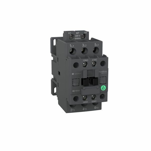 Контактор MC1D 3п 25А кат. 110В DC 1НО+1НЗ Systeme Electric MC1D25FD