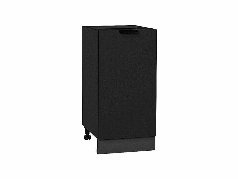 VVT Шкаф нижний с 1-ой дверцей Евро Graphite, Антрацит, 400