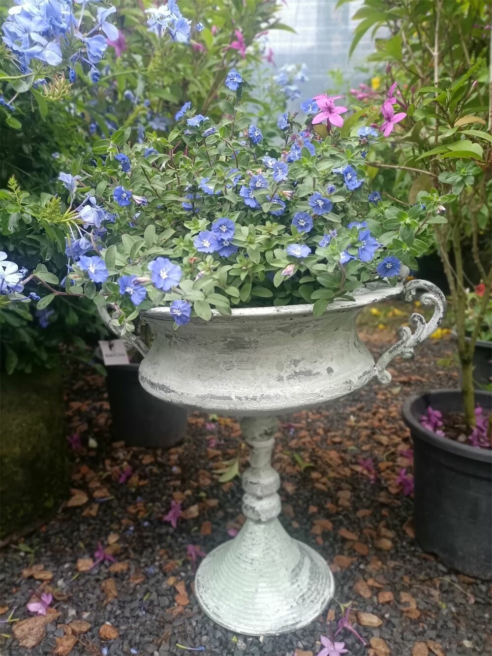 Персонализированная подставка для цветочных горшков из кованого железа, украшение сада