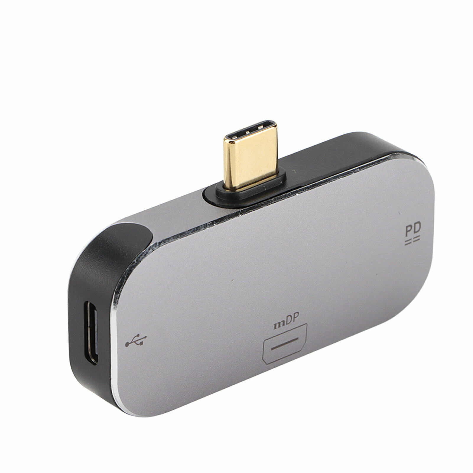 USB-C концентратор 3-в-1: Type-C (M) - Mini DP + 2x Type-C (F) для Windows/Android/Mac — фото 1