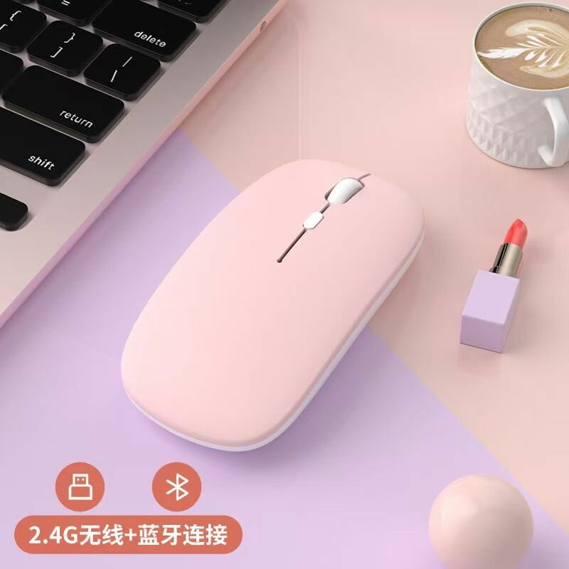 Беспроводная мышь 2,4G, двухрежимная Bluetooth, подходит для мобильных телефонов, планшетов, iPad, Apple, Huawei,