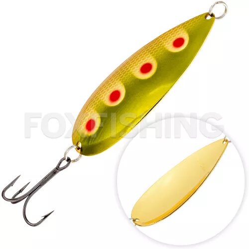 Блесна колеблющаяся Kuusamo Hauki 80/22 8см. 20гр. GR/R-B