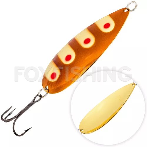 Блесна колеблющаяся Kuusamo Hauki 80/22 8см. 20гр. BR/R/B-B