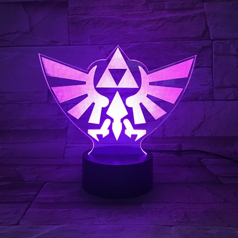 Lengend of Zelda 3D Светодиодный ночник