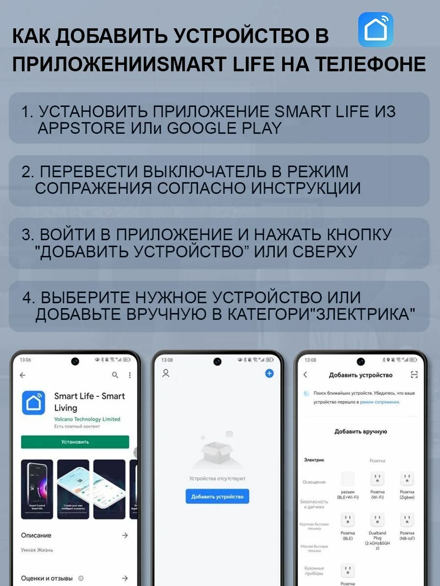 Умный выключатель Wi-Fi трехклавишный с розеткой ,3клавиша 2пост, (3G+1F) стекло 153х82 мм , белый