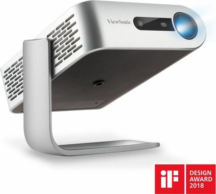 Мультимедийный проектор ViewSonic M1+, серебристый, серый