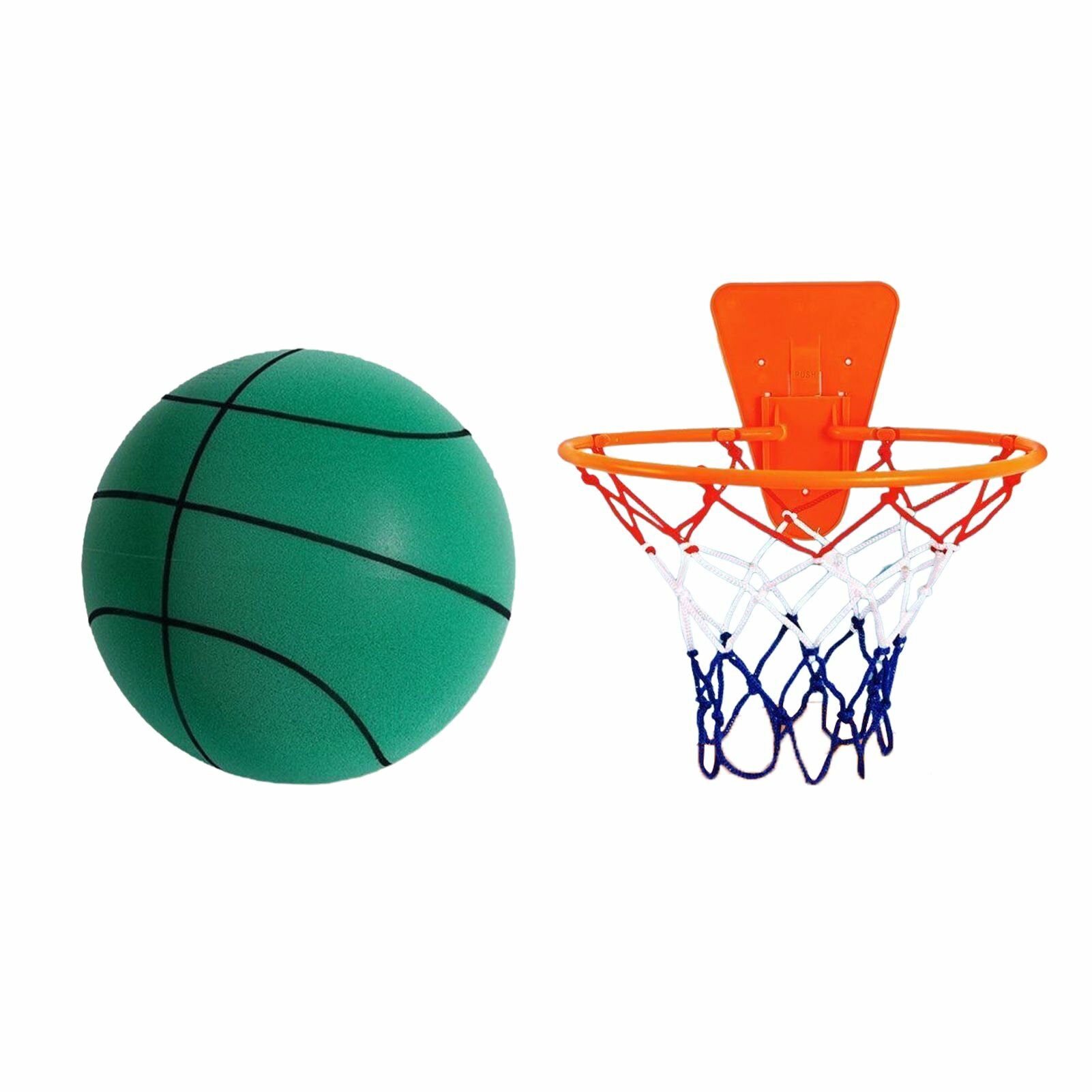 Бесшумный комплект Foam Basketball Stealthy для тихих тренировок в помещении