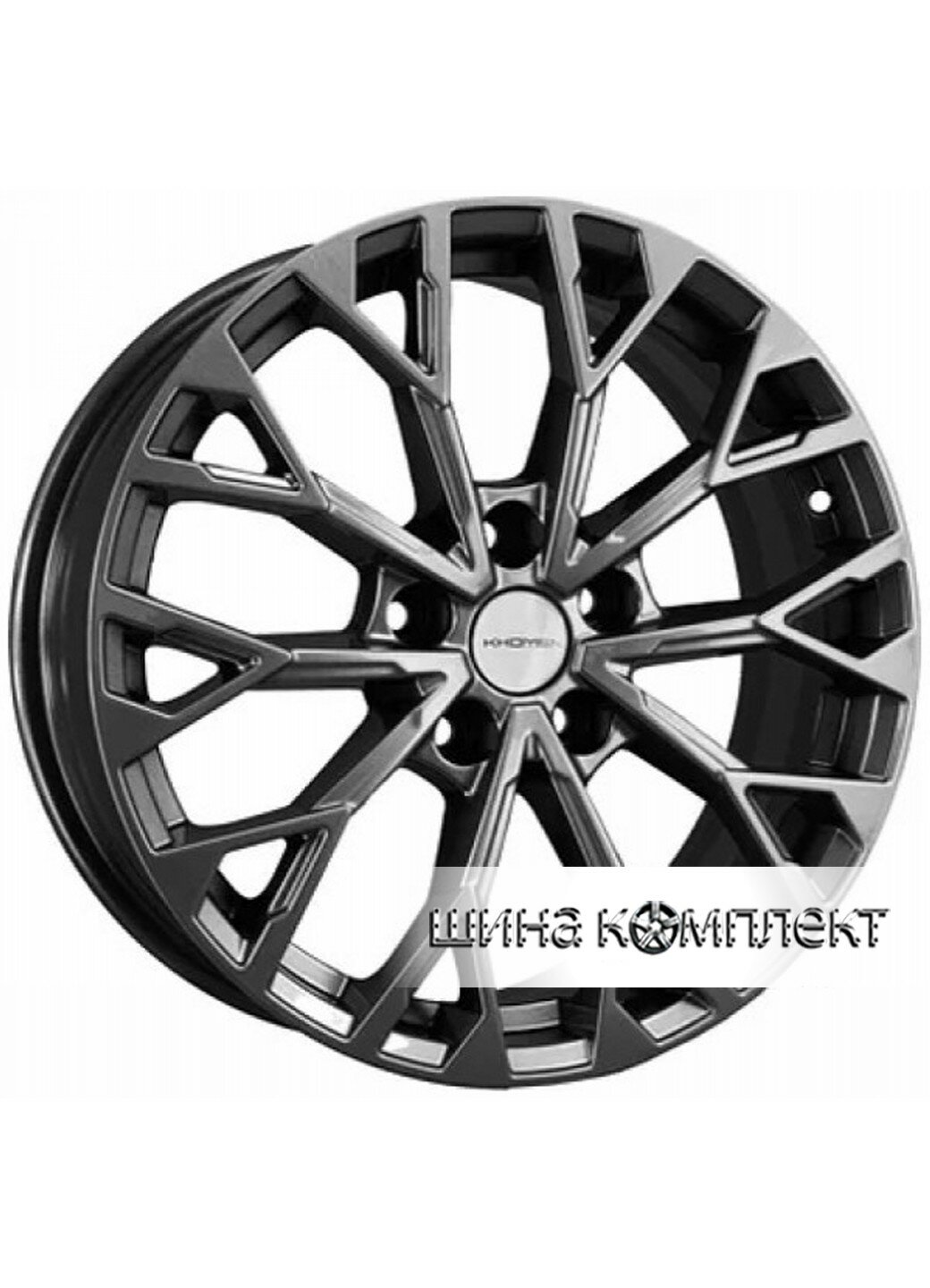 Колесный диск Khomen Wheels KHW1718 7x17 5x108 ET33 60,1 Gray литой для автомобиля