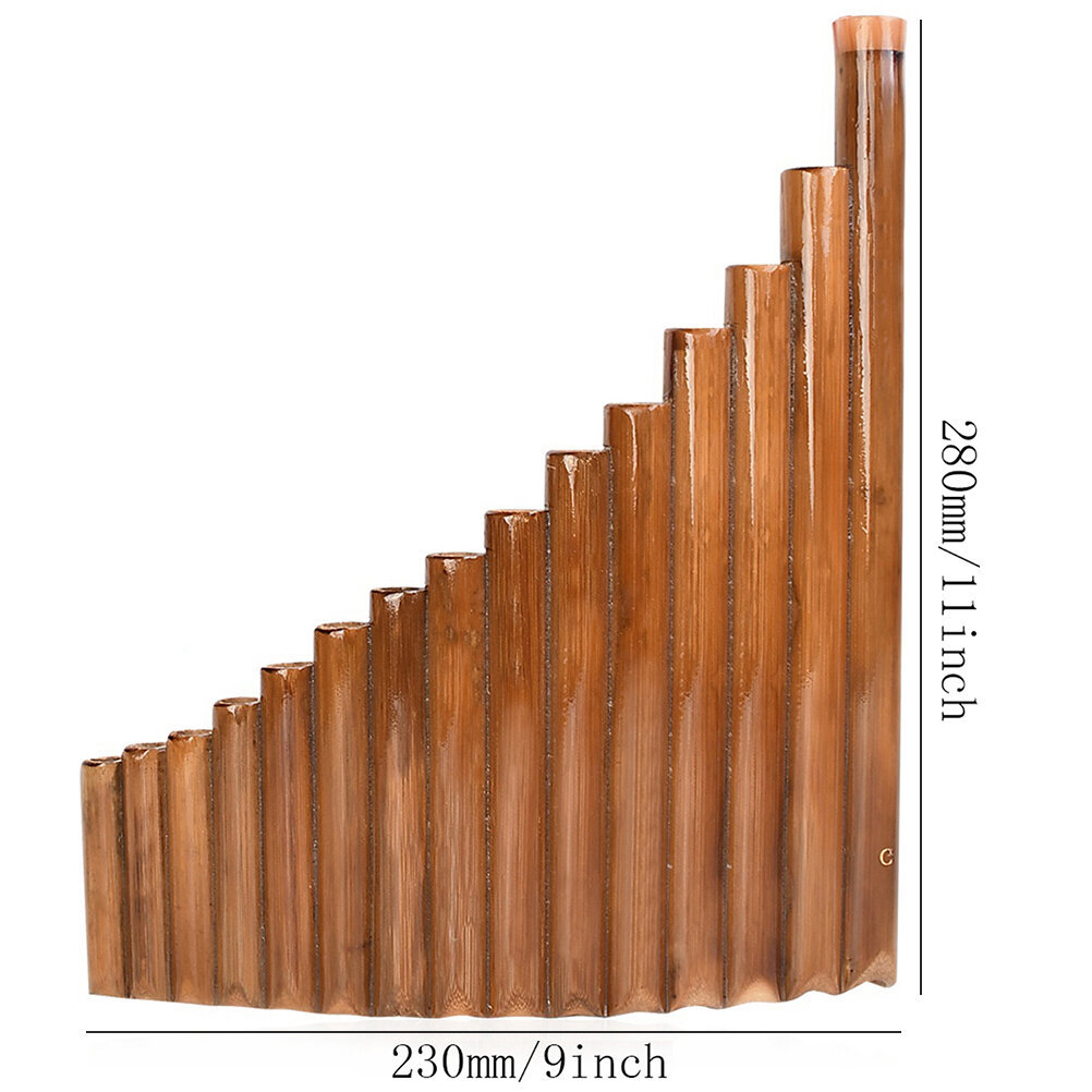 Пан-флейта, 15 трубок, G-ключ, бамбуковая Пан-флейта, китайский традиционный музыкальный инструмент, Пан-флейта