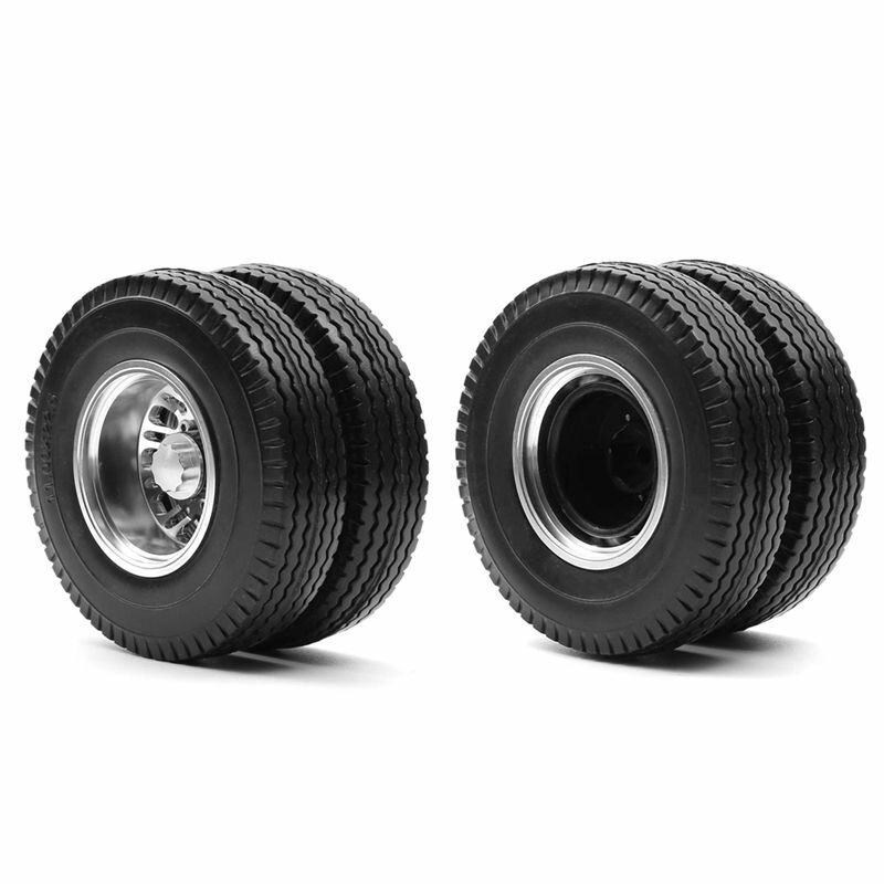 Шины из твердой резины, 2 шт 85 мм, металлические колеса совместим с 1/14 RC Tractor Truck MAN Hauler ACTROS , обновленные детали