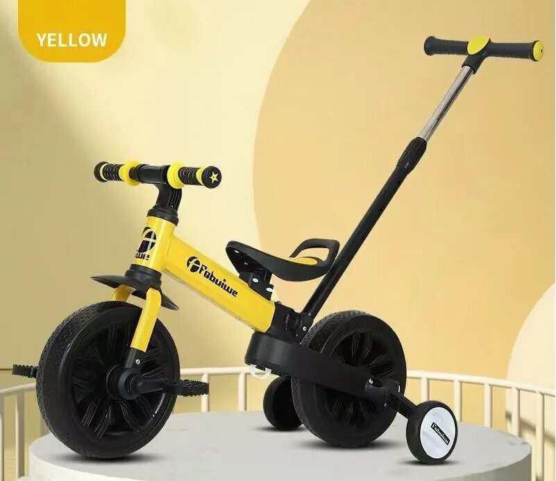 Детский беговел 4-в-1 с родительской ручкой.