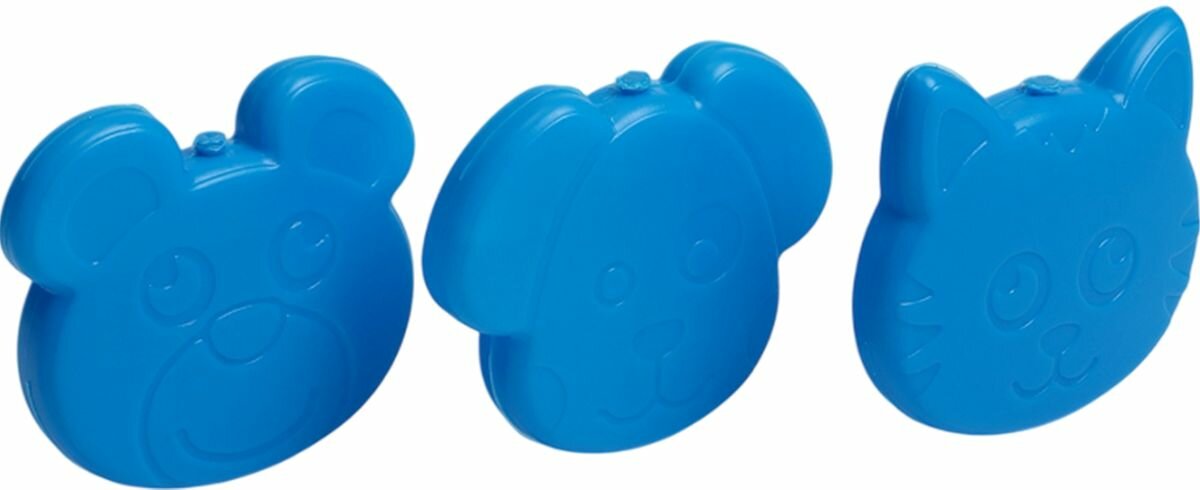 Аккумулятор холода "Мастер К" 90 мл, гелевый хладоэлемент для термосумки и термоконтейнеров, охлаждающий криопакет, многоразовый термоаккумулятор для сумки холодильника, набор 3 шт.